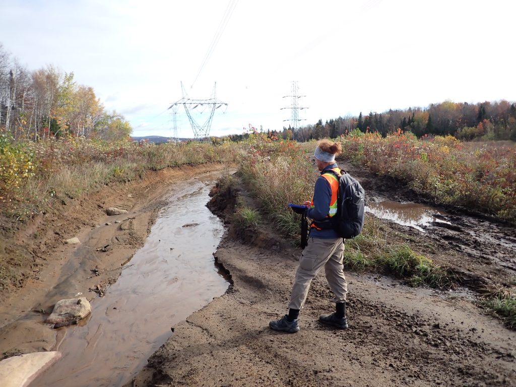 Caractérisation des traverses et zones d’érosion dans les sentiers de ...